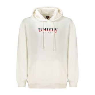 Tommy Hilfiger Wei&szlig;es Baumwoll-Herren Sweatshirt