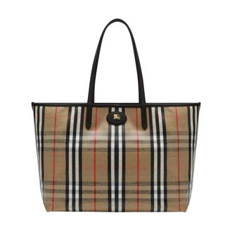 Burberry Femme, Sacs, Beige, Taille: ONE Size Highlands Medium Tote