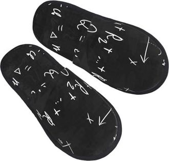 Generic Pantoufles Unisexes Formule &Eacute;ducative House Chaussures Confort Doubl&eacute;es En Peluche Pantoufle, Pour Femmes, Int&eacute;rieur Ext&eacute;rieur, F&ecirc;te, M