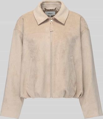 s.Oliver Red Label Relaxed Fit Jacke mit Samt-Optik