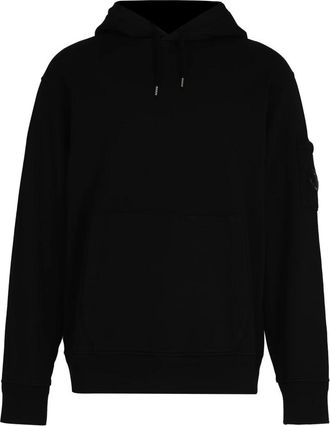 C.P. Company C.p. Company, Homme, Sweatshirts et sweats &agrave; capuche, Noir, Taille: M Cotton hoodie