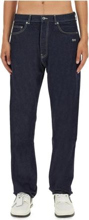 Off-white Homme, Jeans, Bleu, Taille: W31 Jeans droits