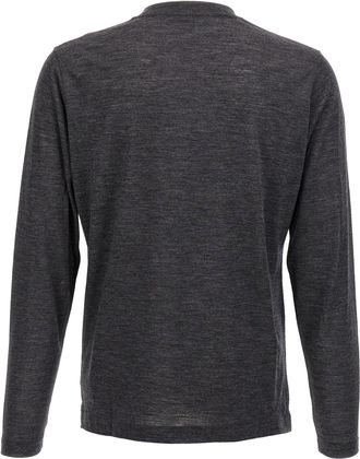 Zanone Virgin Wool T-Shirt - charcoal
