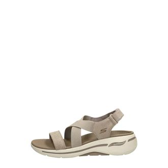 Skechers Femme, Chaussures, Beige, Taille: 42 EU GO Walk Arch Fit Sandal