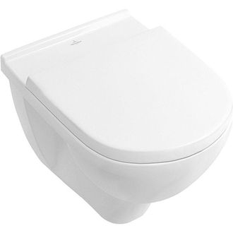 Villeroy & Boch Villeroy&boch - Tiefsp&uuml;l-WC O.novo 360x560x350mm Oval wandh&auml;ngend Abgang waagerecht Wei&szlig; Alpin