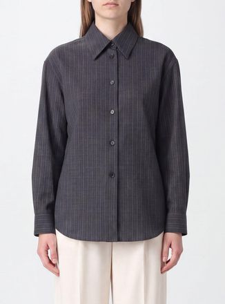 Jil Sander Gestreiftes Baumwollhemd mit Regular Fit und franz&ouml;sischem Kragen