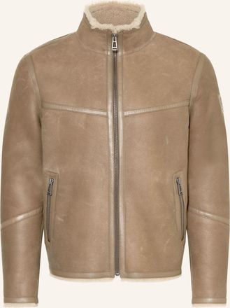 Belstaff Lederjacke Highland braun