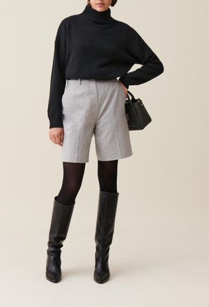 Claudie Pierlot Bermuda droit gris clair