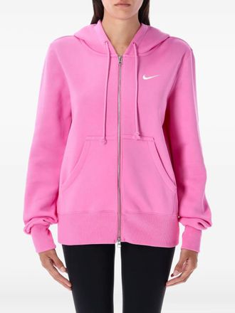 Nike hoodie Phoenix &agrave; fermeture zipp&eacute;e - Rose