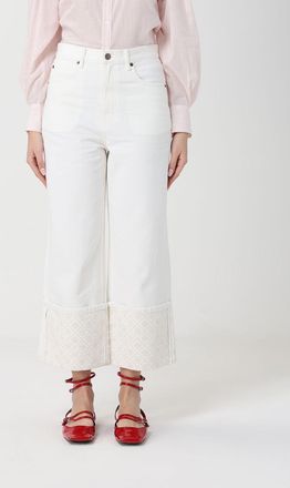 Tory Burch Jeans TORY BURCH Damen Farbe Wei&szlig;