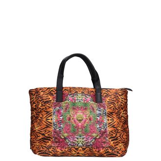 Plein Sport Stofftasche mit Kunstleder-Details - - Sport - Damen - Mehrfarbig - ONE SIZE