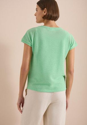 Cecil T-Shirt mit U-Boot-Ausschnitt