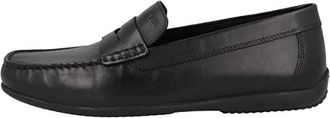 Geox Homme U Ascanio A Mocassins, Black, 39 EU