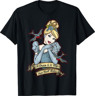 Disney Cinderella A Dream Is A Wish Your Heart Makes Banner T-Shirt