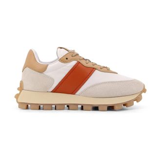 Tod's Nylon Wildleder Schn&uuml;rschuhe Gummisohle - - Shoes - Damen - Mehrfarbig - 36 1/2 EU