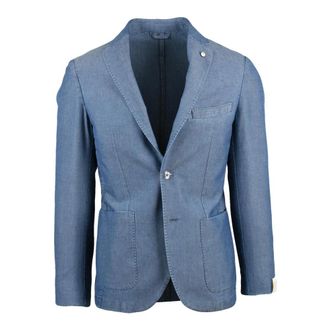 L.B.M. 1911 Sfiancato Blazer - - Jackets - Herren - Blau - M