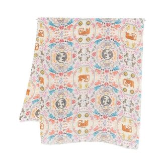 Faliero Sarti Femme, Accessoires, Multicolore, Taille: ONE Size Foulard en soie et nylon