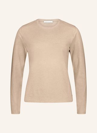 Betty&Co Betty&Co Casual-Shirt Mit Rundhalsausschnitt beige