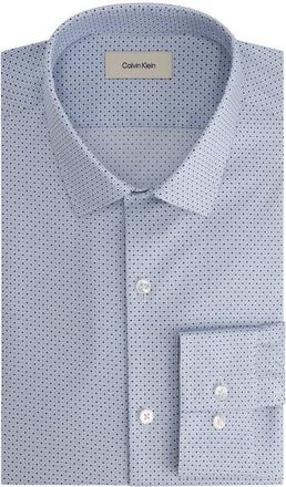 Calvin Klein Chemise slim en coton &agrave; motifs