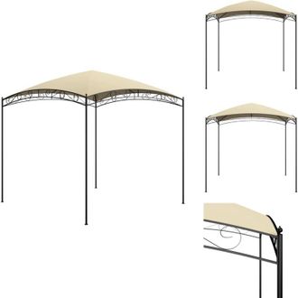 vidaXL Vidaxl - Belv&eacute;d&egrave;re 3x3x2,65 m Cr&egrave;me 180 g/m&sup2; - Abris Ext&eacute;rieurs - Gazebo - Parasol - Auvent - Tente De Jardin