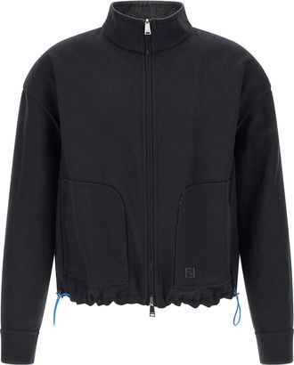 Fendi Reversible Wool Blouson - Gray