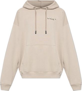 Off-white Homme, Sweatshirts et sweats &agrave; capuche, Beige, Taille: 3XL SweaT-shirt avec Logo
