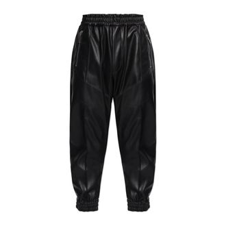 Dsquared2 Faux Leather Jogging Pant - - Trousers - Herren - Schwarzk - S