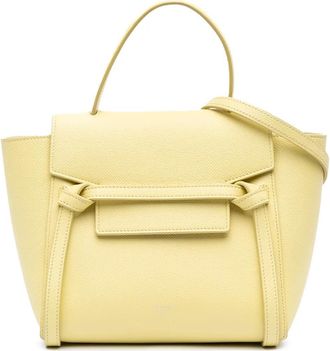 Celine Hobo Bags - Nano Grained Calfskin Belt Bag - Gr. unisize - in Gelb - für Damen