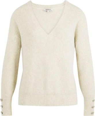 Morgan Pullover, Elfenbein M, XS