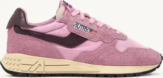 Autry SNEAKERS REELWIND LOW AUS WILDLEDER UND NYLON IN ROSEATE UND ROSE