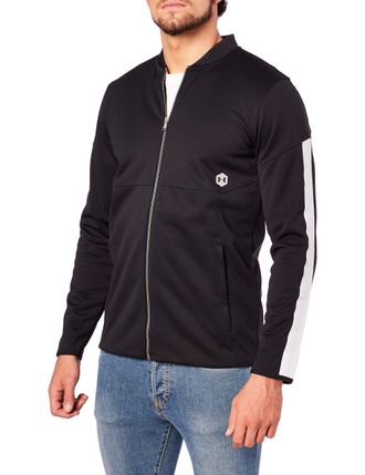 Under Armour Herren Oberteil Athlete Recovery Knit Warm Up Top, Schwarz, MD, 1344135-001