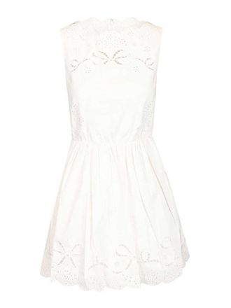 Self Portrait Robe Courte - Blanc