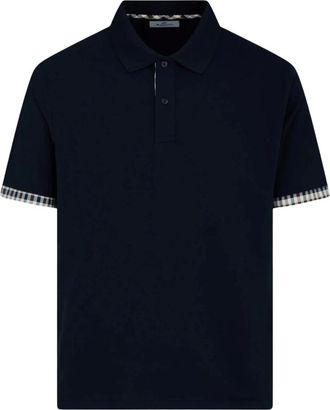 Aquascutum Homme, Tops, Bleu, Taille: 2XL CC Stretch Piquet Polo