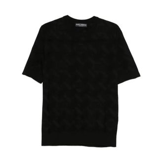 Dolce & Gabbana T-Shirts - - Tops - Herren - Schwarzk - L