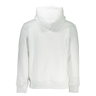 Calvin Klein Logo Hoodie Sweatshirt - White