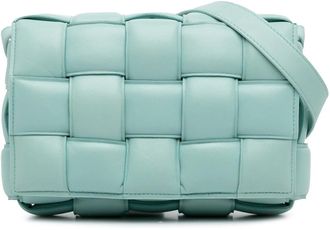 Bottega Veneta Hobo Bags - Nappa Intrecciato Padded Cassette Crossbody - Gr. unisize - in Blau - f&uuml;r Damen