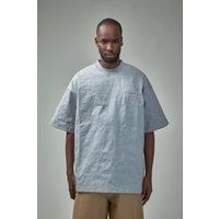 VETEMENTS Metalized Wrinkled Logo Embroidered T-Shirt