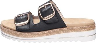 Remonte Femme, Chaussures, Noir, Taille: 43 EU Sandale Plate