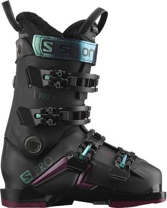 Salomon Damen ALP. BOOTS S/PRO 100 W GW BLACK/Burgandy