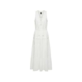 Pinko Pinko, Femme, Robes, Blanc, Taille: 34 FR Robe Casarsa