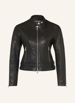 AllSaints Allsaints Lederjacke Comet schwarz
