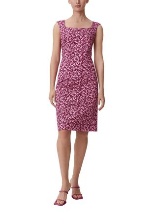 Comma Damen 60.2.61.20.200.2132836 Kleid, 44B4 lila|pink, 36