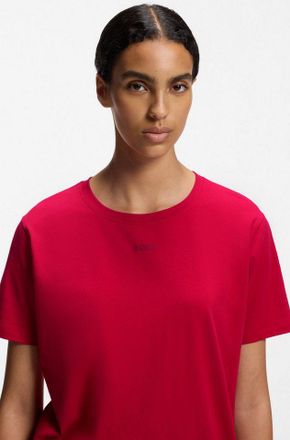 BOSS T-Shirt CI_T-Shirt mit BOSS Logo-Schriftzug & Label