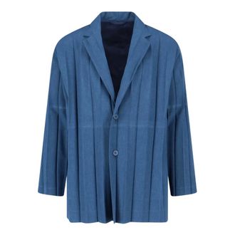 Issey Miyake Damen, Jacken, Blau, MGr&ouml;&szlig;e