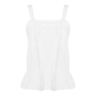 Zadig&Voltaire Teacup Spitzen-Top - - Tops - Damen - Wei&szlig; - M