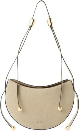 Furla Sac bandouli&egrave;re Moonstone S - Femme - Sacs - Beige - Taille: ONE Size