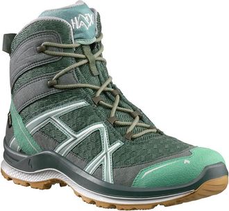 Haix Damen Freizeitschuhe BLACK EAGLE Adventure 2.2 GTX mid Ws 330134 Grau/Gr&uuml;n 40,5