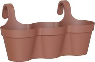 Artevasi PFLANZGEFÄSS Capri Balkon Tripel 54 cm TERRAKOTTA