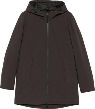 People of Shibuya Manteau zipp&eacute; &agrave; capuche Fuji - Homme - Vestes - Brun - Taille: S