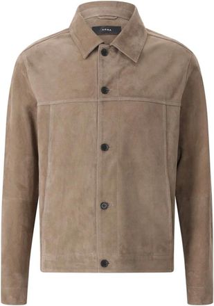 Arma Homme, Vestes, Brun, Taille: M Emy Button-Down Jacket